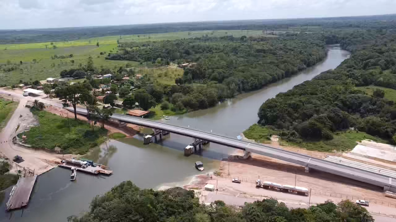 Ponte sobre o rio Alto Acará será entregue na sexta-feira (26) - Portal ...